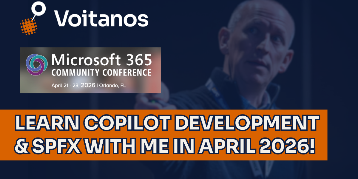Join me - M365 Community Conference - Orlando - April 2025