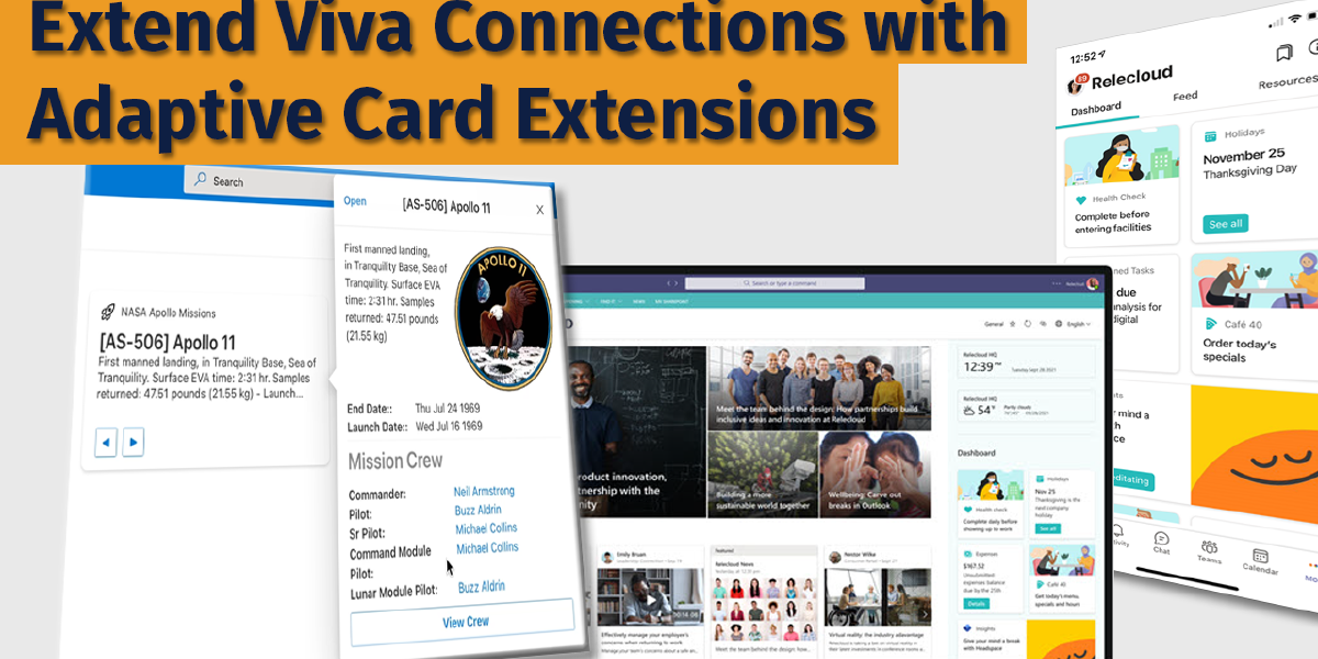 New SPFx Chapter & Course on Adaptive Card Extensions
