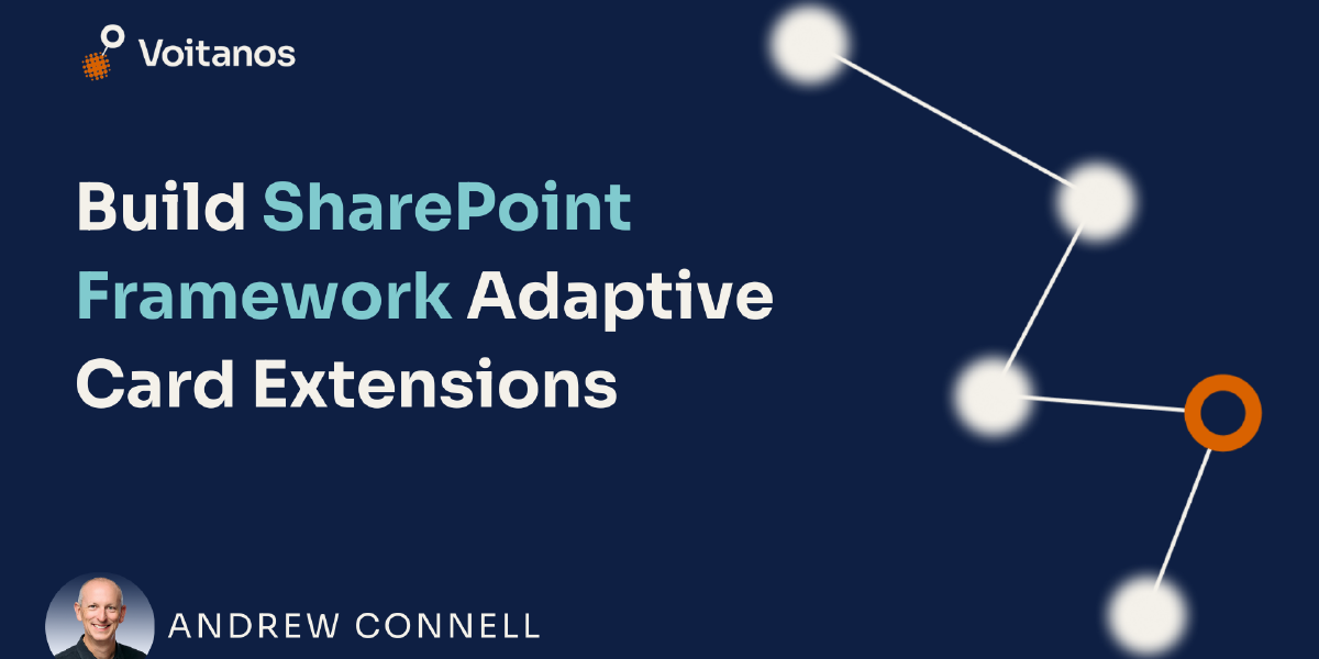 Extend Viva Connections with SPFx Adaptive Card Extensions