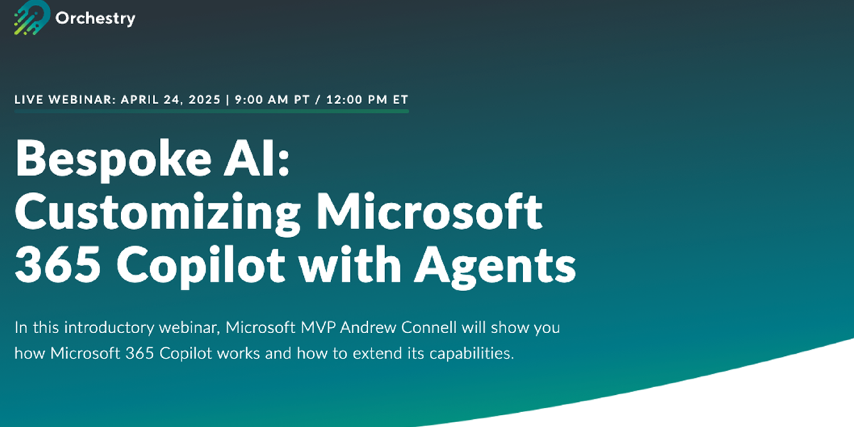 Bespoke AI - Customizing Microsoft 365 Copilot with Agents
