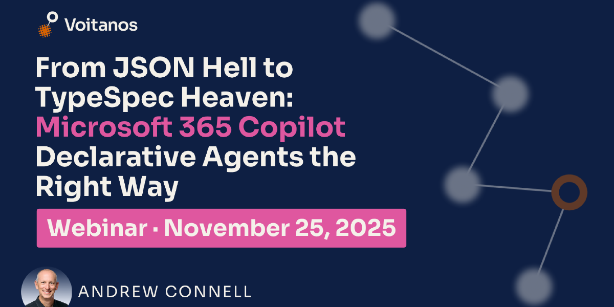 From JSON Hell to TypeSpec Heaven: Building Microsoft 365 Copilot Declarative Agents the Right Way
